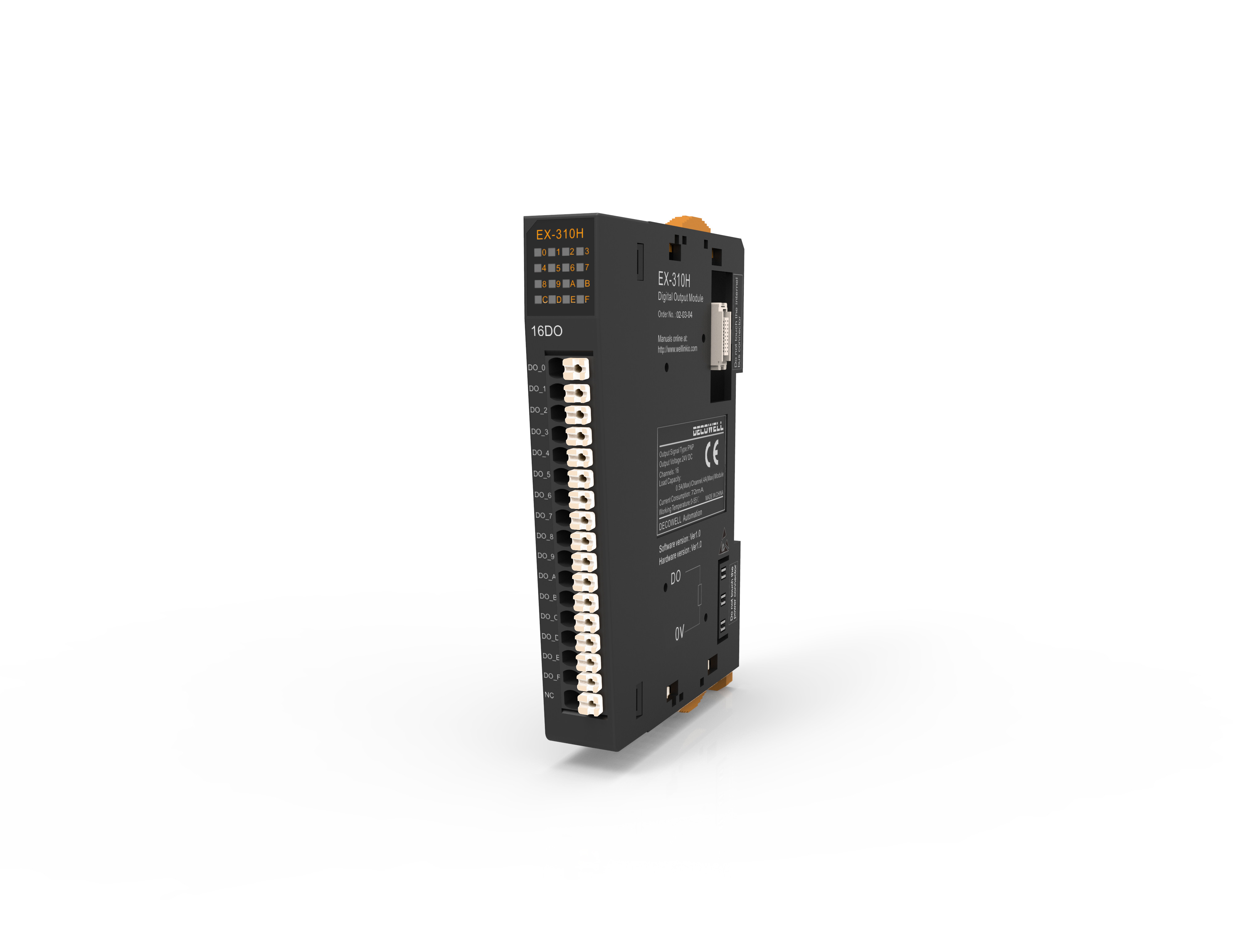 EX Series Digital 16 Channel I/O Modules Multichannel DO Module PNP EX-310H