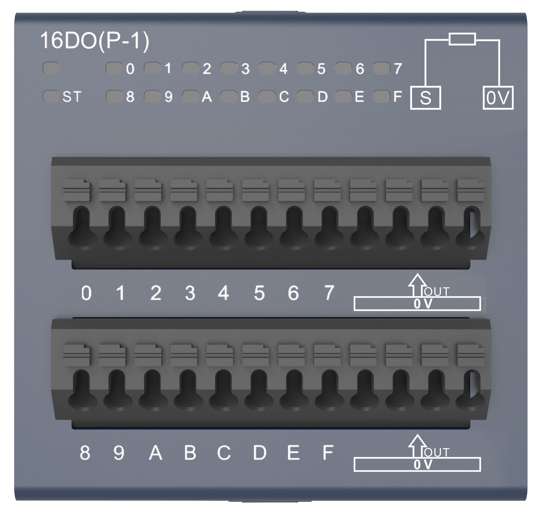 RS Series Integrated I/O Input And Output Module Of Plc 16DO ...