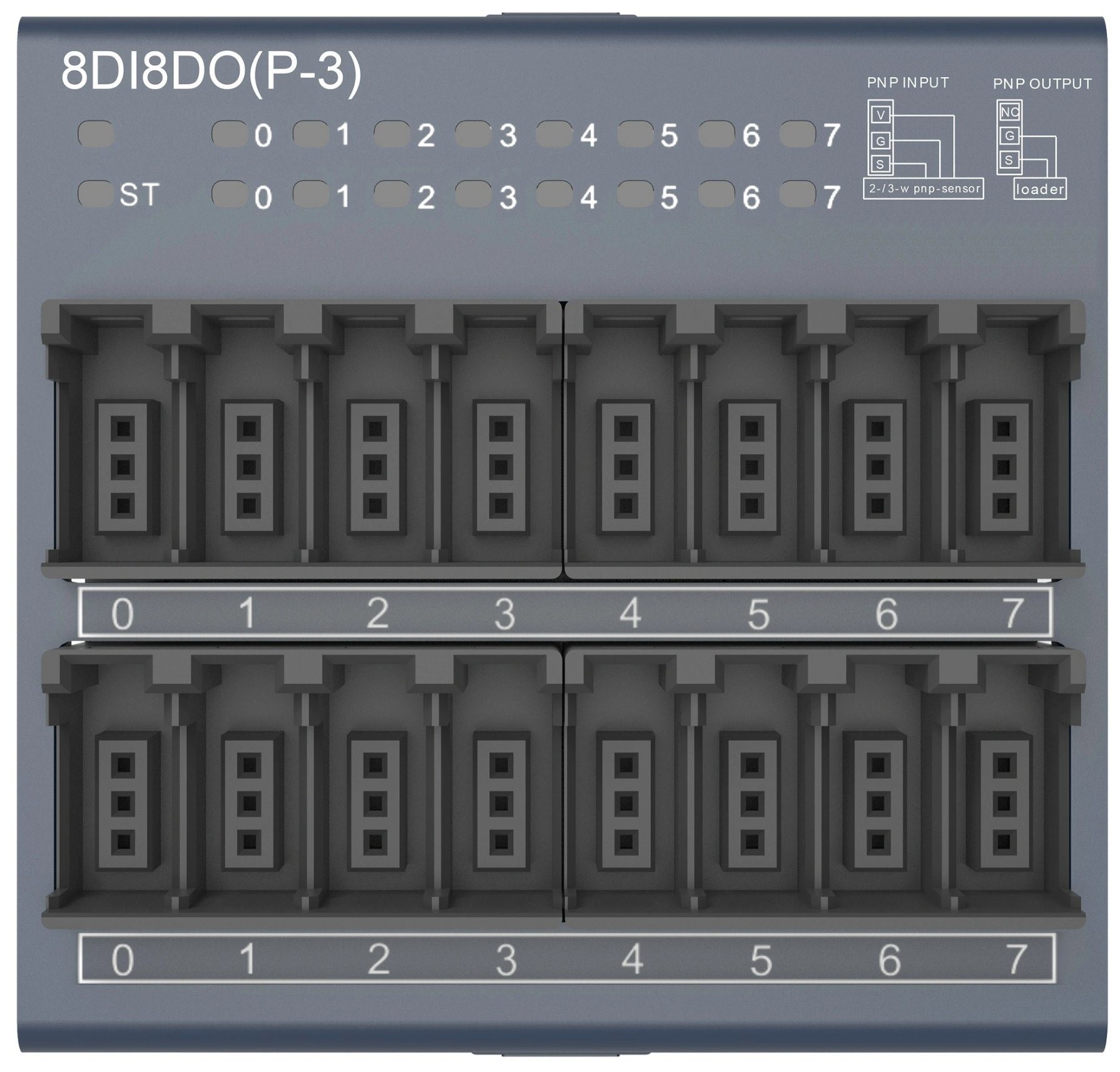 Decowell Integrated I/O Multifunctional Modules 8DI8DO PLC Communication Module