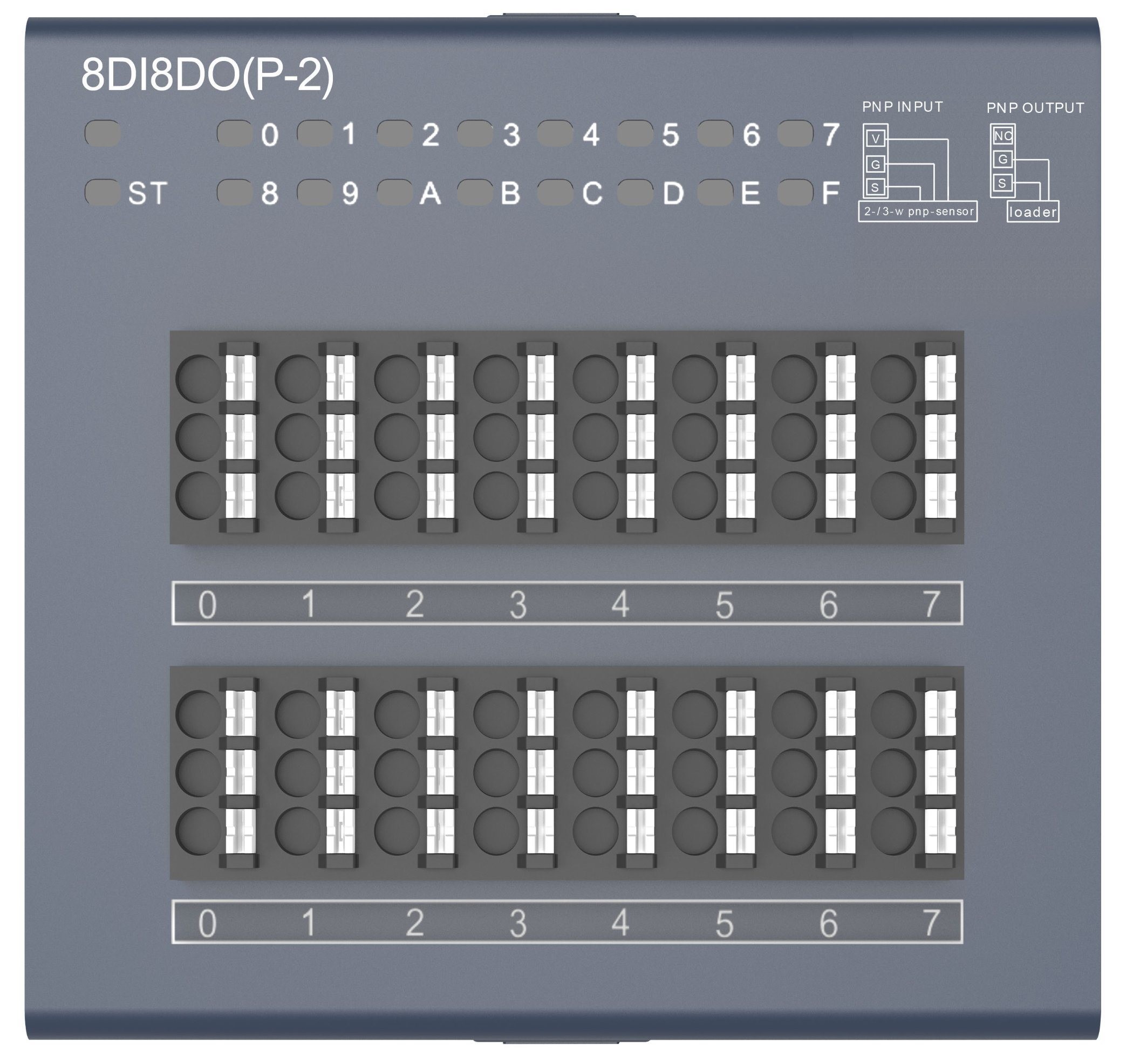 ODM Integrated I/O Plc Input Output Module 8DI8DO Communication Module ...
